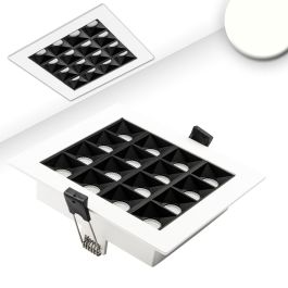 LED downlight raster, 15W, white/black, neutral white, 1-10V dimmable