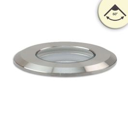 LED inground light, round 45mm, stainless steel, 12-24V, IP67, 3W, 60 ...