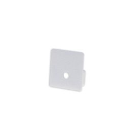 End cap EC221 white for LED tile profile UP10, with cable gland
