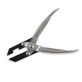 Parallel pliers for flex stripe contact connectors