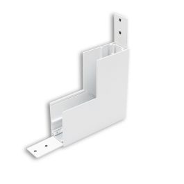 Track48 corner rail 90° vertical for surface mounted rail, white, non ...